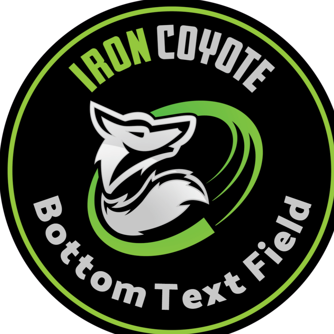 Iron Coyote Yard Sign – Stellar Sports Yard Signs