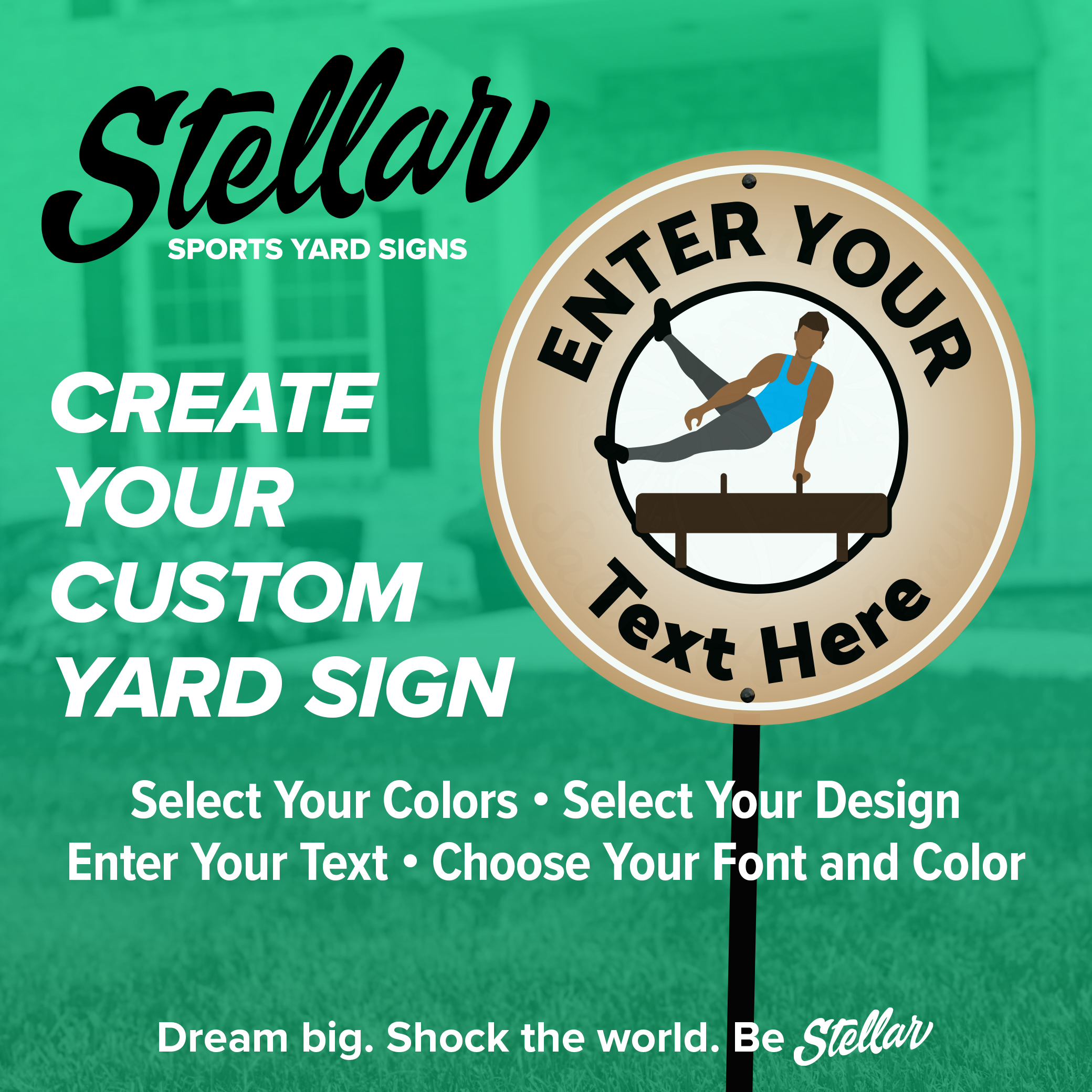Sports Yard Sign - Boys Gymnastics B – Stellar Sports Yard Signs
